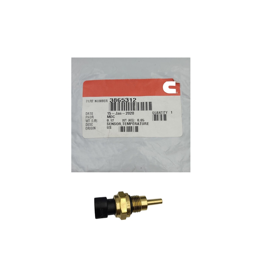 New OEM Genuine Cummins Temperature Sensor 3865312 | KAHGO Truck Parts