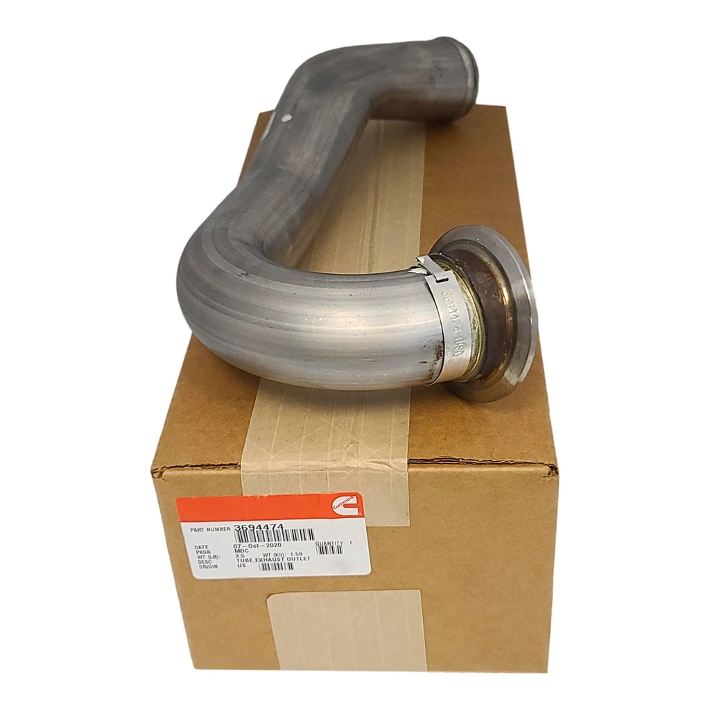 OEM CUMMINS TUBE,EXHAUST OUTLET 3694474 | KAHGO Truck Parts