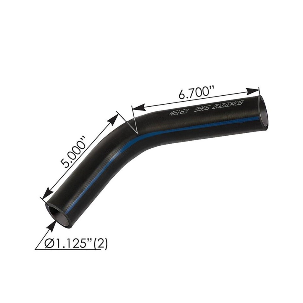 Radiator Coolant Recovery Shunt Hose LH 561.46163 0526163000 | KAHGO ...