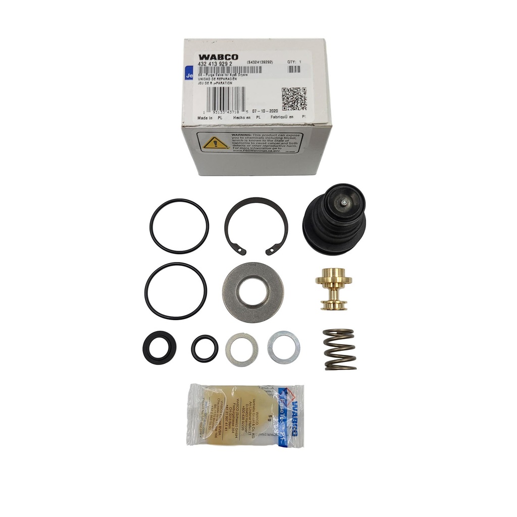 MERITOR WABCO AIR DRYER PURGE VALVE - R950014 4324139292 TDA-S432-413-929-2 | KAHGO Truck Parts