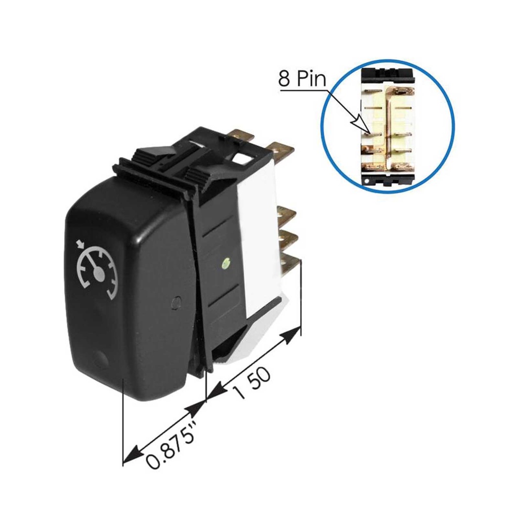 Rocker Switch Kenworth 577.59636 8961K1905 P27104014 | KAHGO Truck Parts