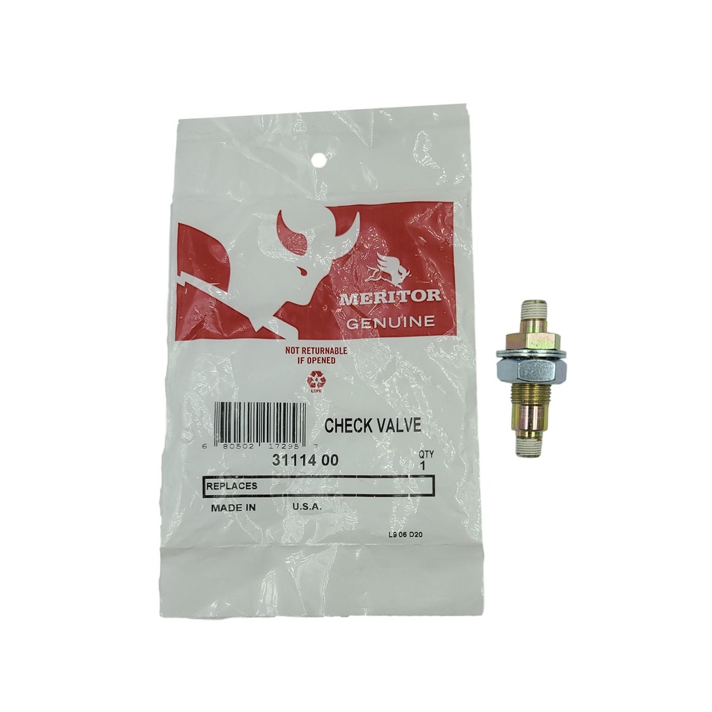 Meritor Genuine Tire Inflation Check Valve - 3111400 | KAHGO Truck Parts