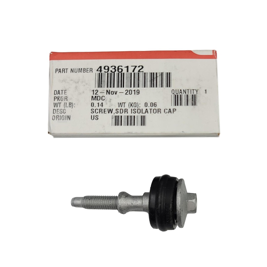 New OEM Genuine Cummins SCREW,SDR ISOLATOR CAP 4936172 | KAHGO Truck Parts