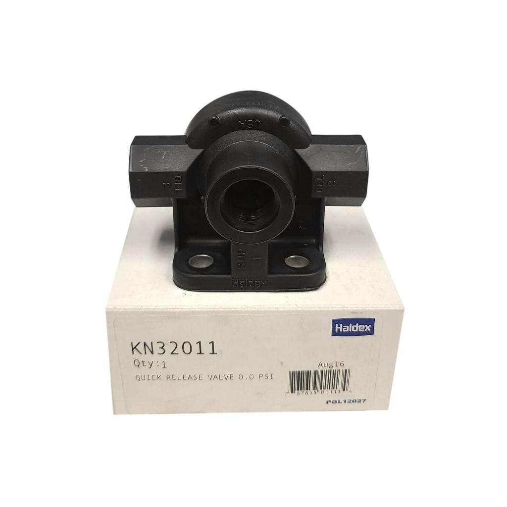 HALDEX QUICK RELEASE VALVE VOLVO PLASTIC KN32011 | KAHGO Truck Parts