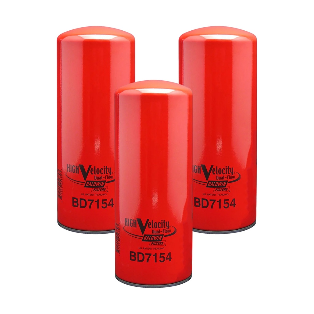 Engine Oil Filter Baldwin BD7154, LF14000 *(PACK OF 3)* | KAHGO Truck Parts