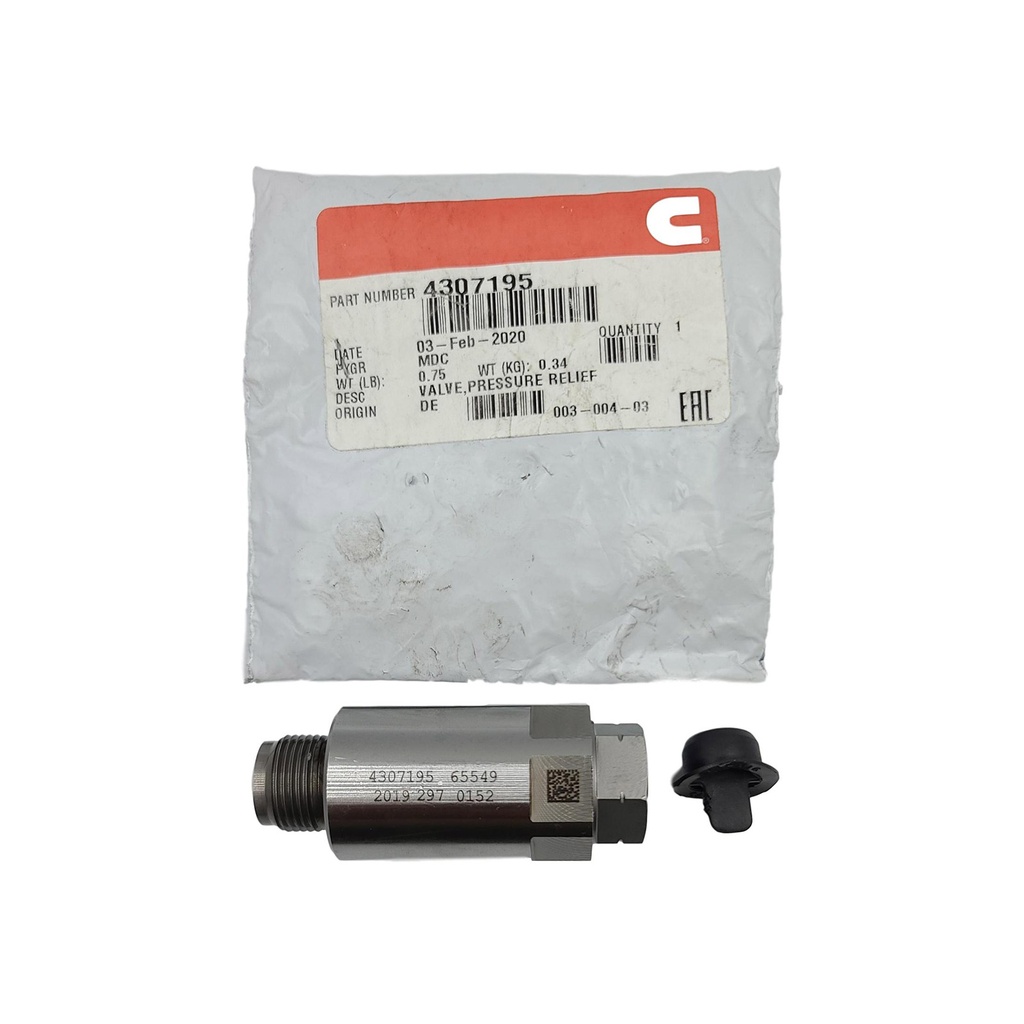 New OEM Genuine Cummins VALVE,PRESSURE RELIEF 4307195 | KAHGO Truck Parts