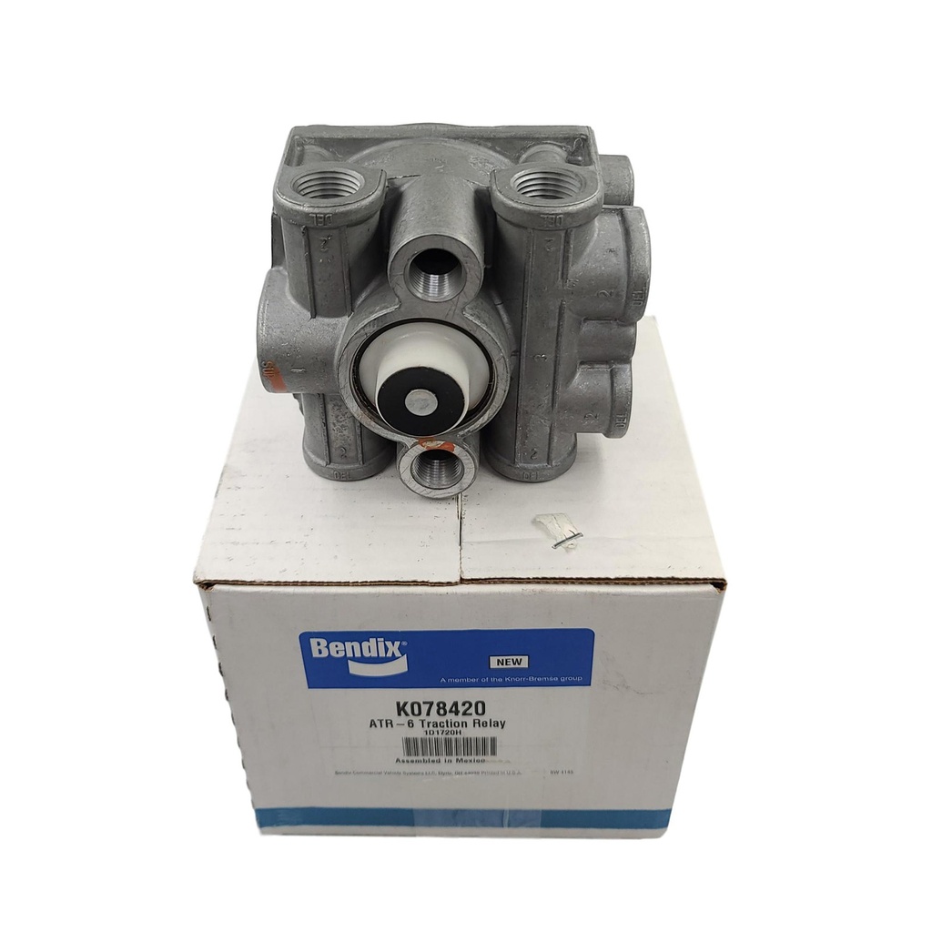 BENDIX ATR-6 BRAKE RELAY TRACTION VALVE - K078420 | KAHGO Truck Parts