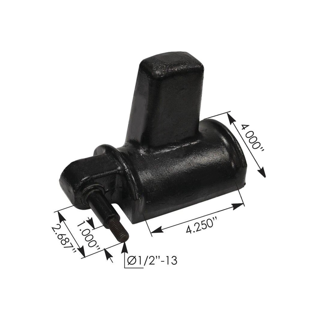 U Bolt Top Plate RH Peterbilt MPB75002 B63-6001R | KAHGO Truck Parts