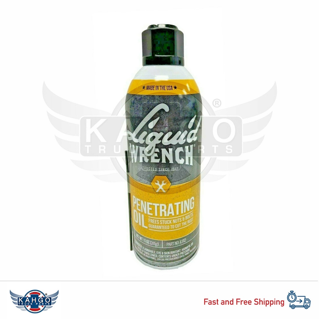Liquid Wrench Aerosol Penetrating Oil Frees Stuck Nuts Bolts & Locks 11 ...
