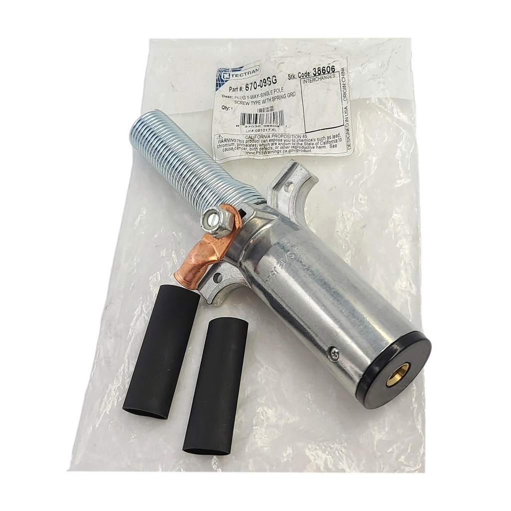PHILLIPS PLUG 1 WAY SINGLE PO 670-09SG PHI15-335 | KAHGO Truck Parts