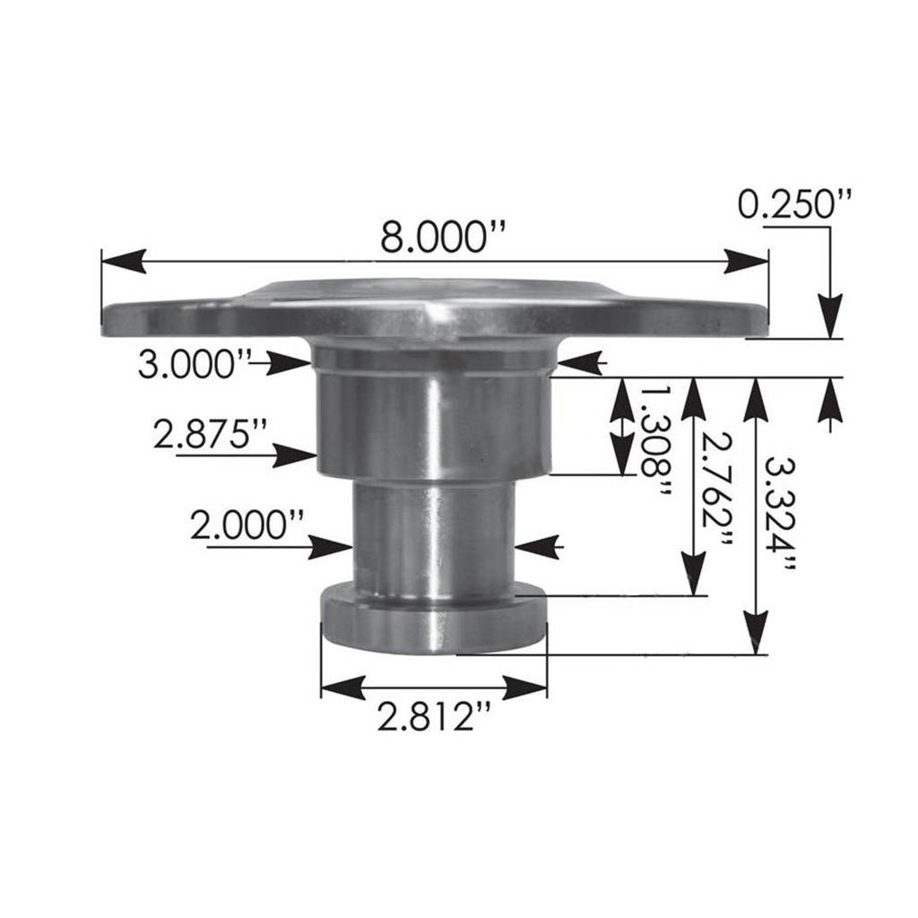 Kin Pin 2in Holland KP157 KPT809CF | KAHGO Truck Parts