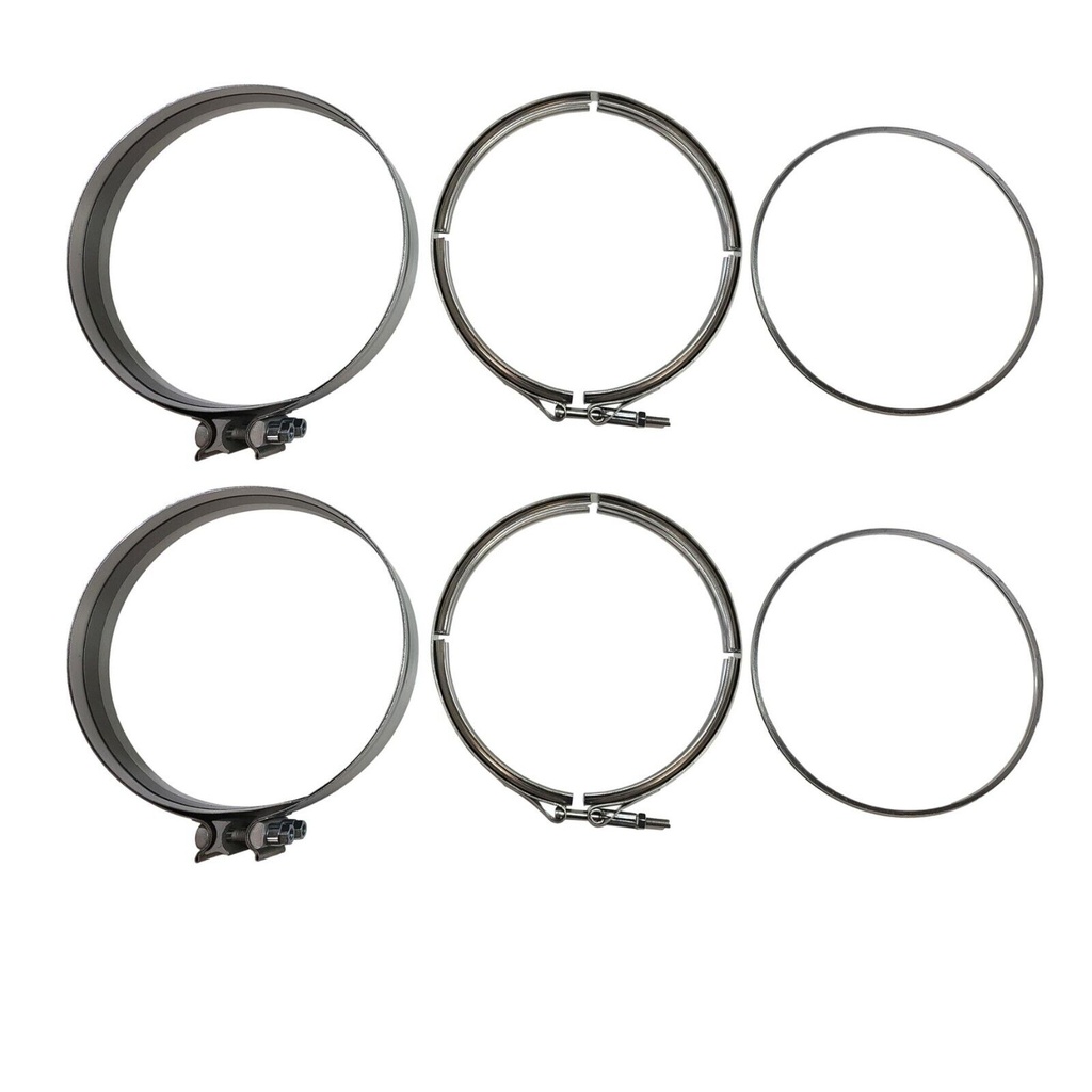 DPF Filter Clamp&Gasket DETROIT DD13 DD15 KP201 561.291050 6809950202 ...