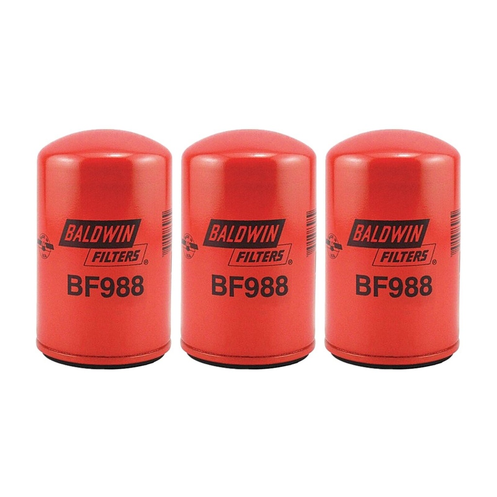 Fuel Filter Baldwin BF988 (Pack of 3) | KAHGO Truck Parts