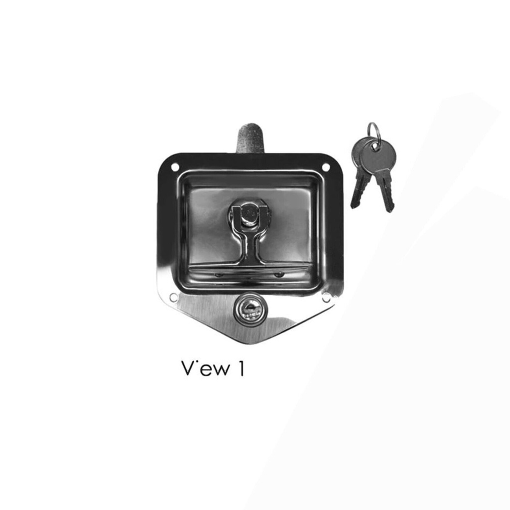 Latch T-Handle with Lock Universal HLK2391 L8815 | KAHGO Truck Parts